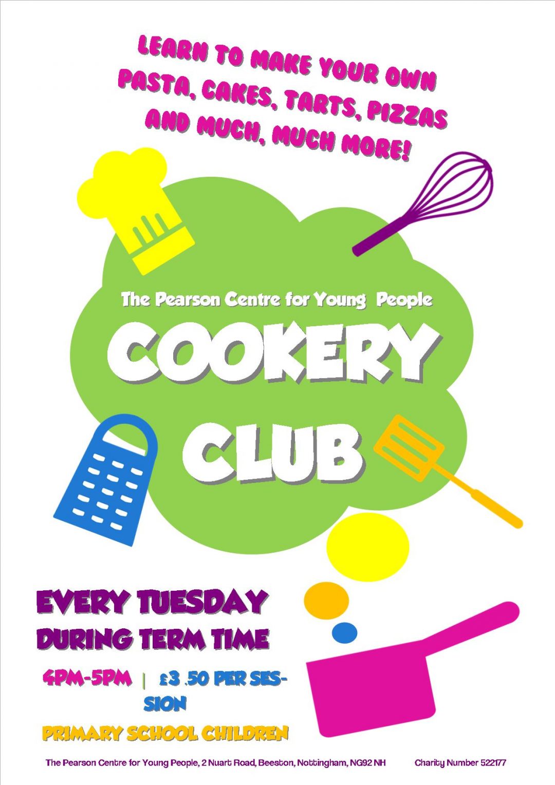 Cookery Club | thepearsoncentre.org.uk